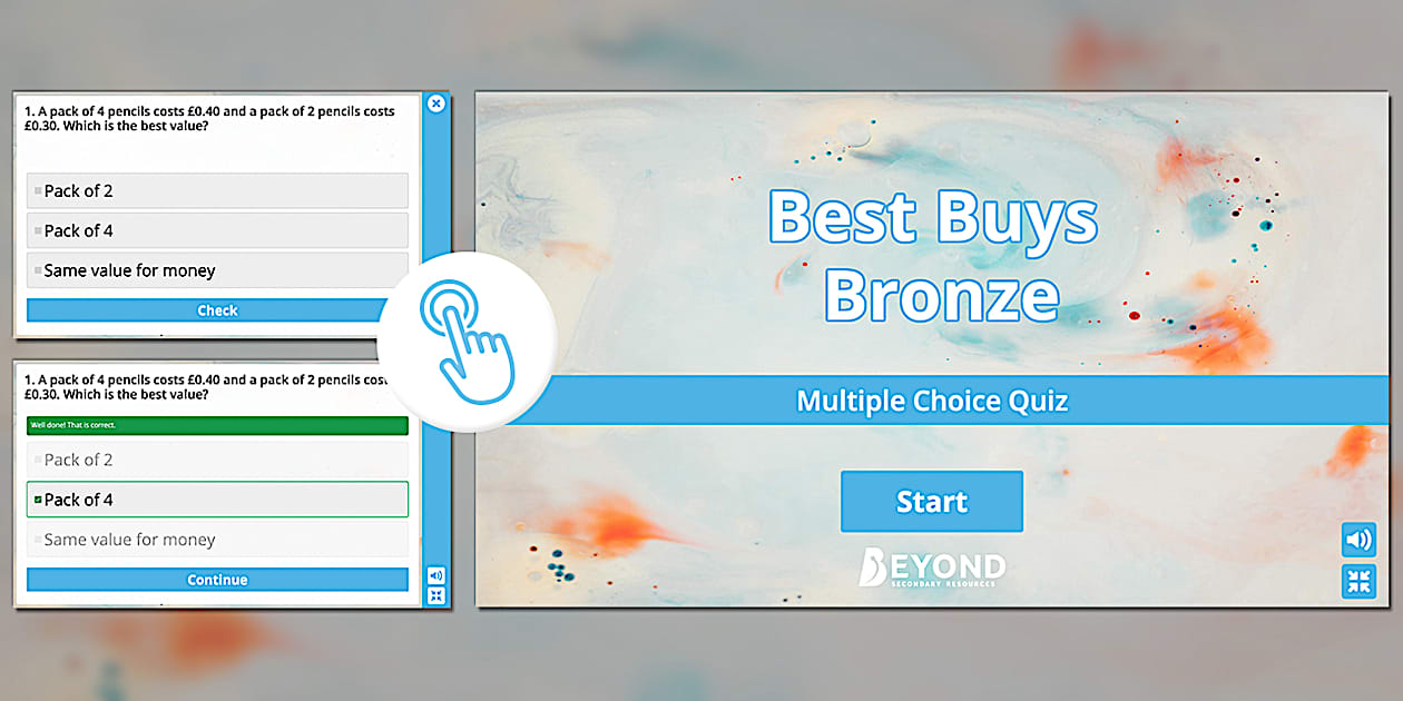 👉 Best Buys Maths Quiz - Bronze | Ratio and Proportion | Beyond
