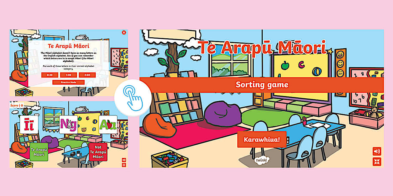 Te Reo Māori: Te Arapū Māori Interactive Sorting Activity