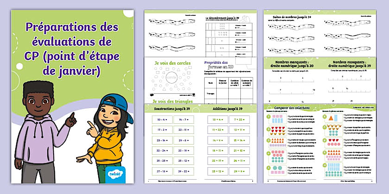 Livret pour la préparation des évaluations de CP - Twinkl