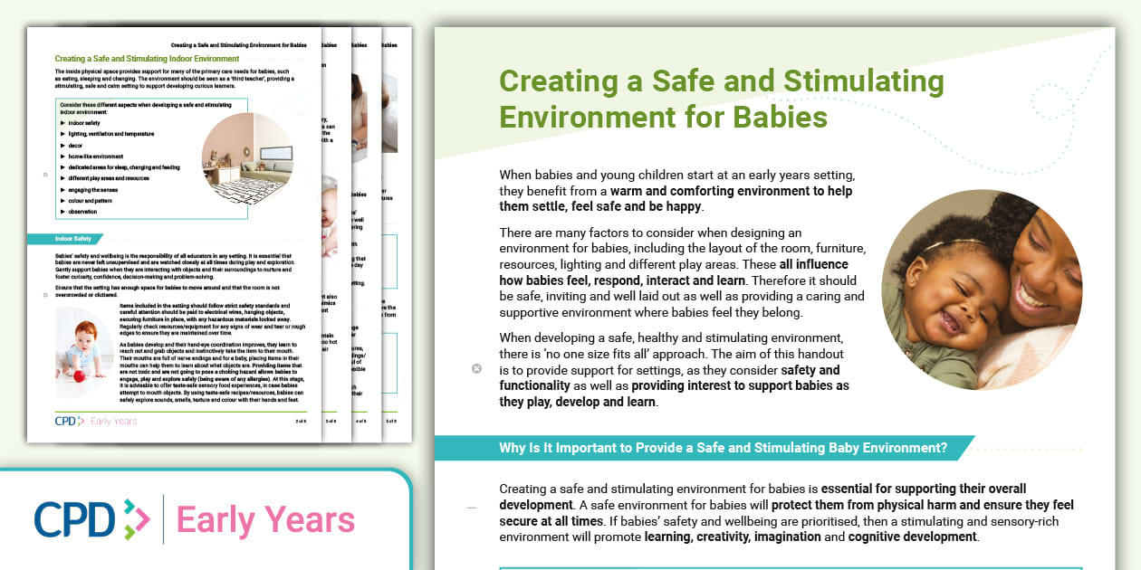 A Safe and Stimulating Environment for Babies (Handout)