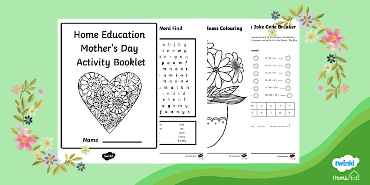 Home Education Mother's Day Booklet (teacher made) - Twinkl