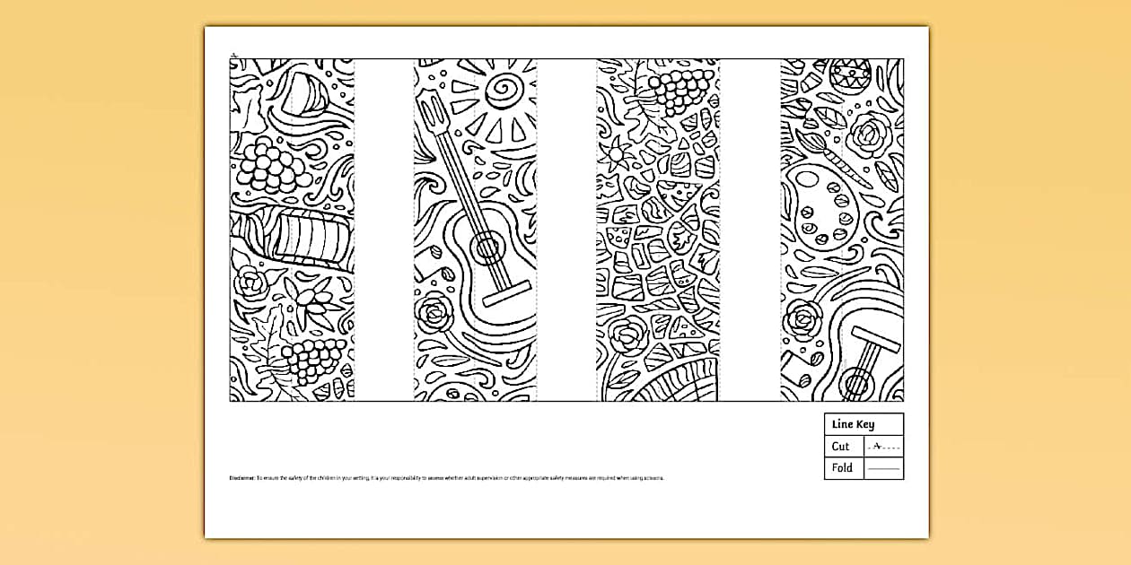 👉 Spanish Paper Fan Folding Template