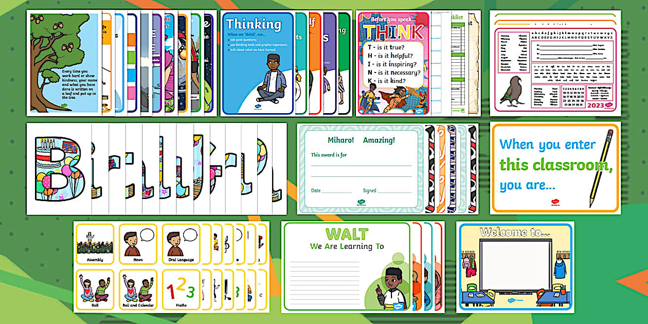 Setting Up A Classroom For The First Time NZ Pack - Twinkl