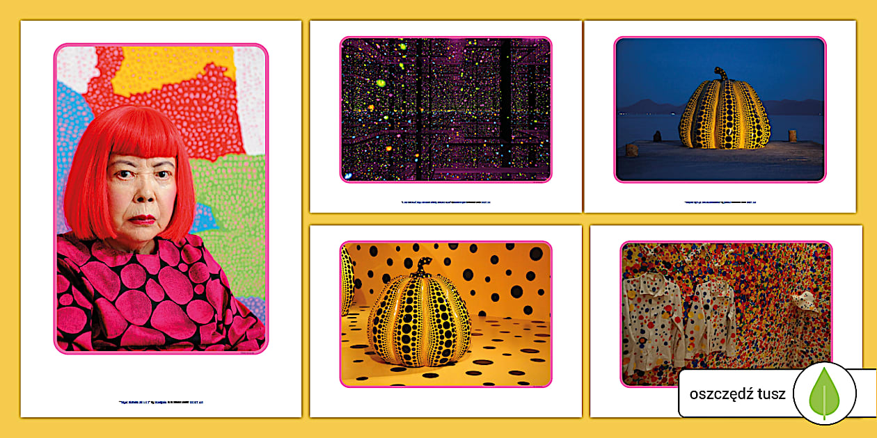 Yayoi Kusama | Plakaty | Plakat na Dzień Kropki - Twinkl