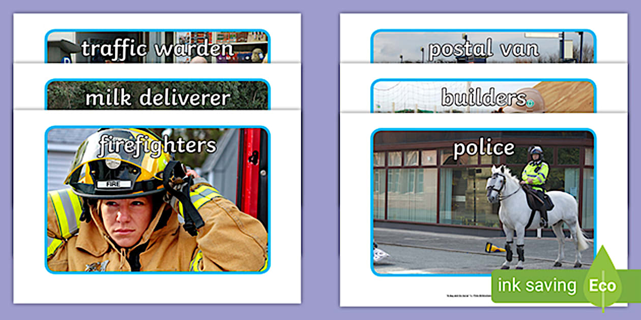 People Who Help Us Display Photos (teacher made) - Twinkl