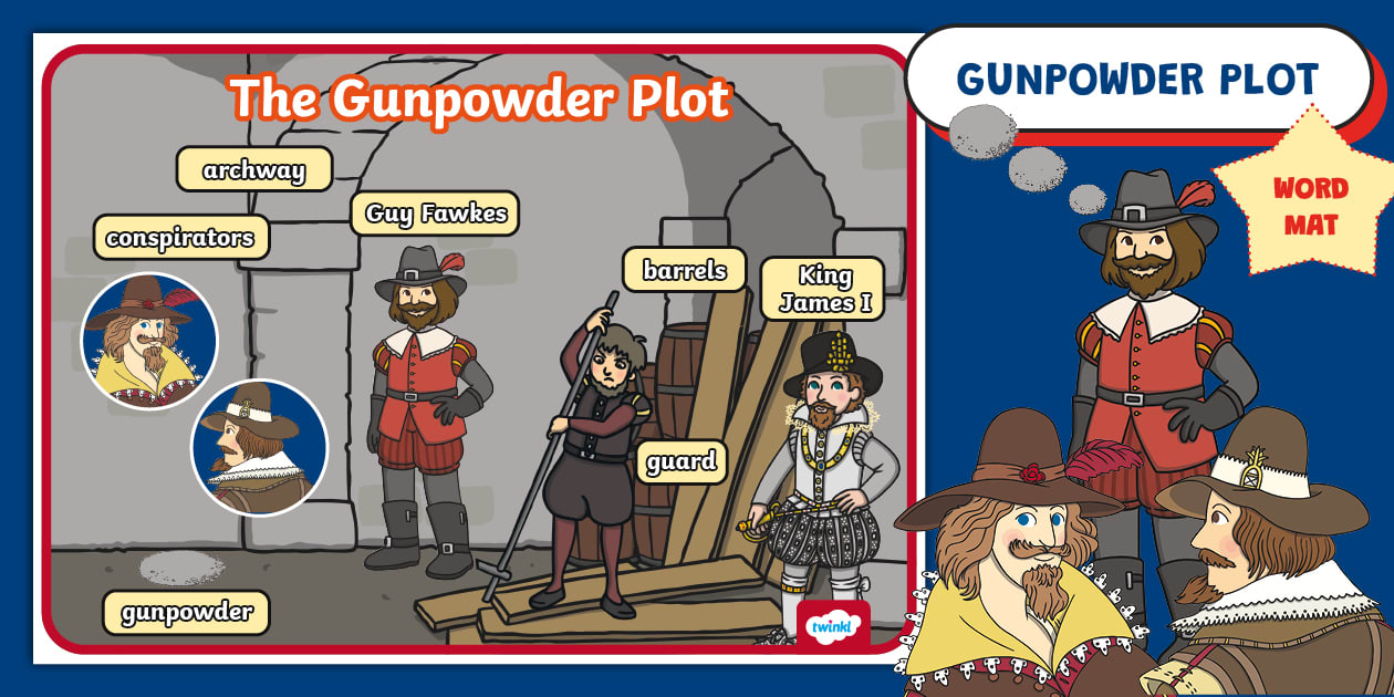 The Gunpowder Plot Scene Word Mat