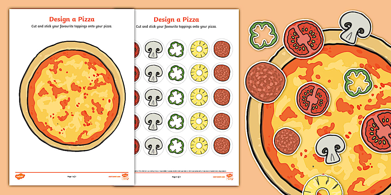 Design a Pizza Cutting Skills Activity (teacher made)