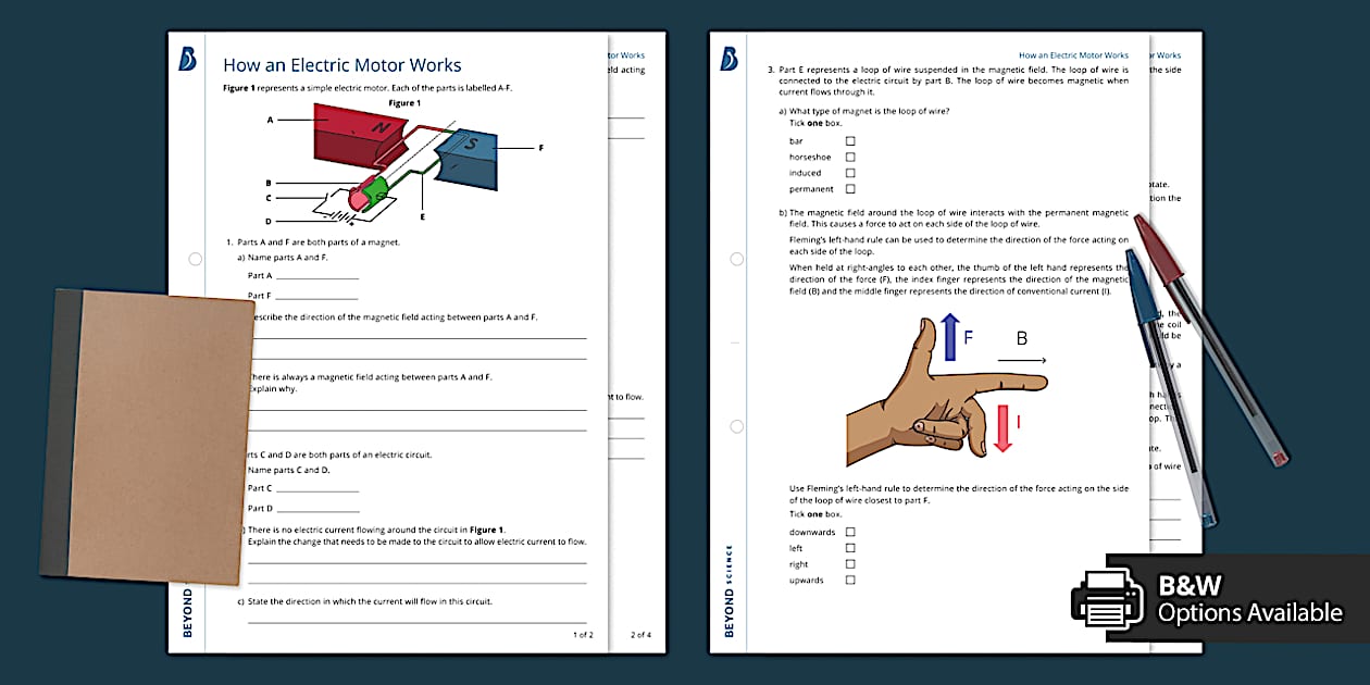 How an Electric Motor Works Activity Pack | Twinkl - Twinkl
