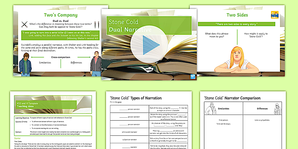 Stone Cold Lesson 5: Dual Narrative (teacher made) - Twinkl