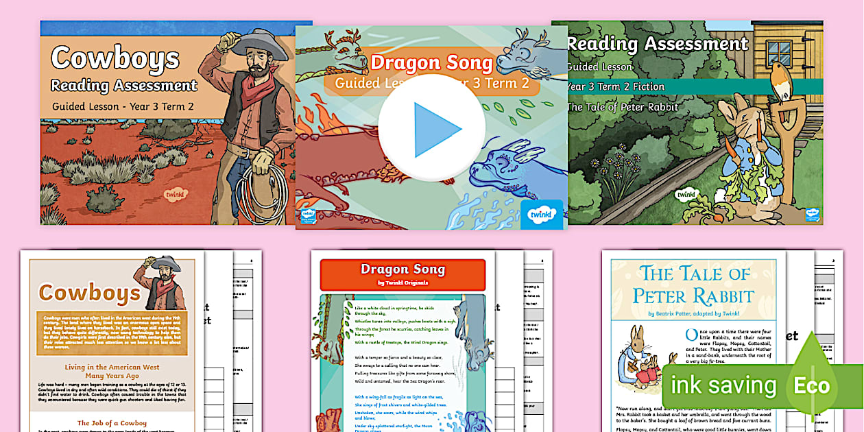 Year 3 Term 2 Reading Assessment Bumper Resource Pack