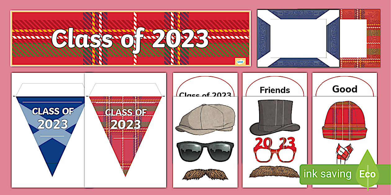 Leavers Photo Booth Props Display Cut-Outs (Teacher-Made)