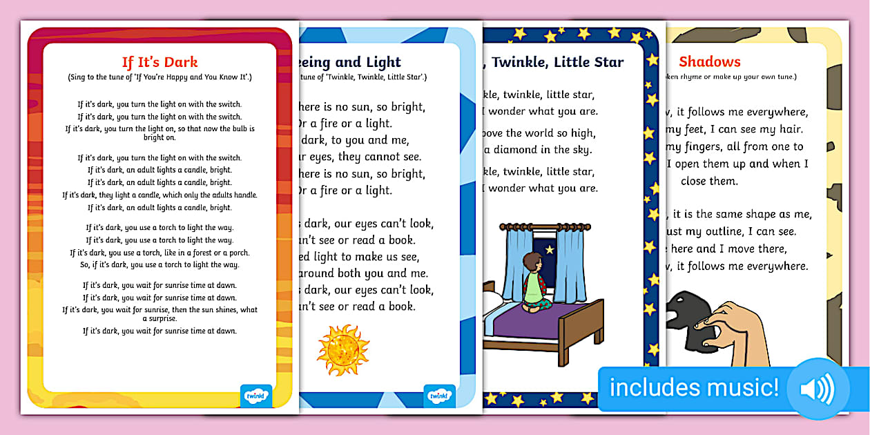 Daytime And Night Time Nursery Rhymes | Twinkl - Twinkl