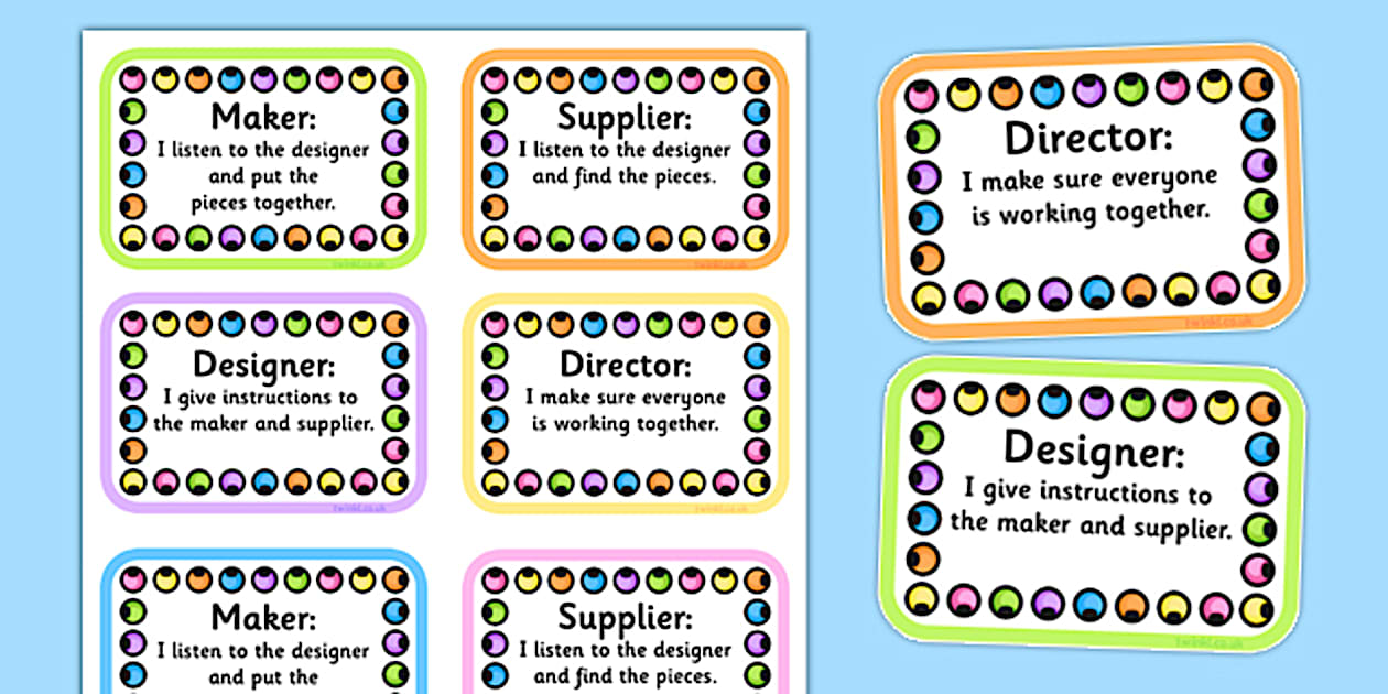 Editable Jewellery Therapy Job Badges (teacher made)