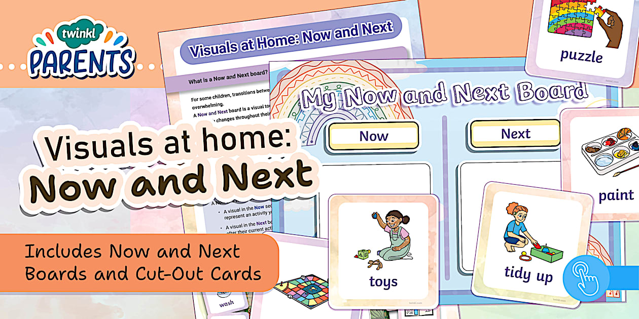 SEND Early Years Activities: Visuals at Home - Now and Next