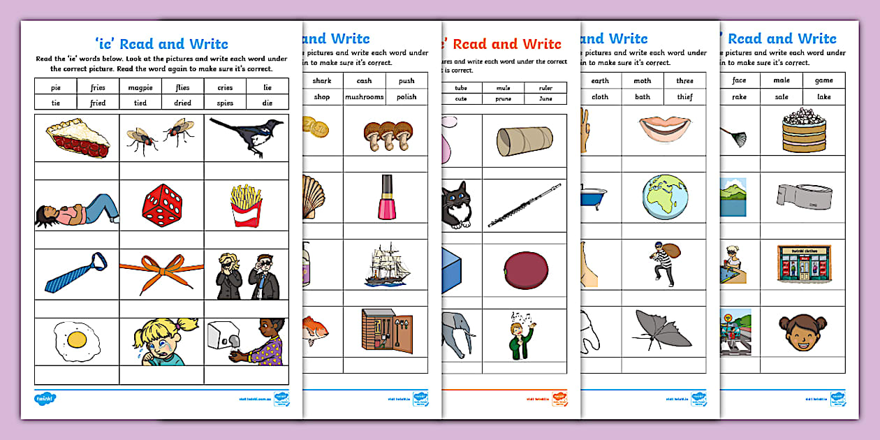 Read and Write Activity Sheets Pack (Teacher-Made) - Twinkl