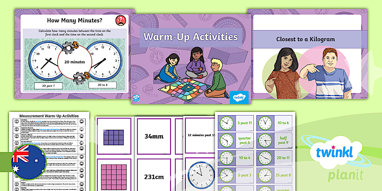 Year 4 Measurement: Warm-Up Activities (teacher made)