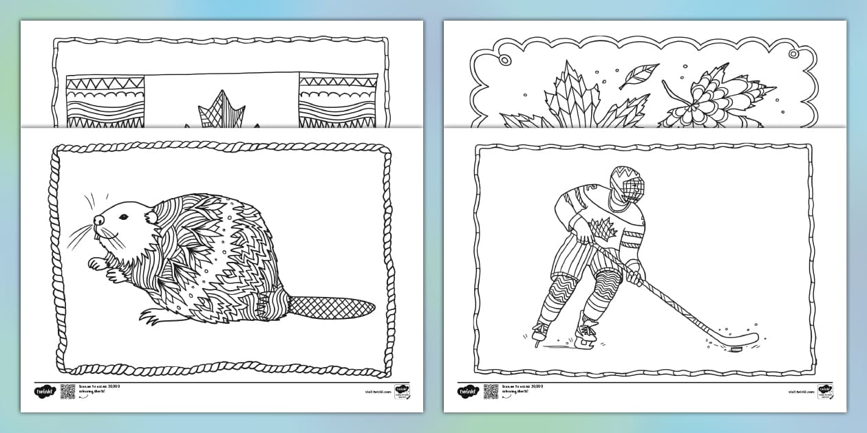 Canada Colouring Pages for Grade 4 I Twinkl Canada - Twinkl