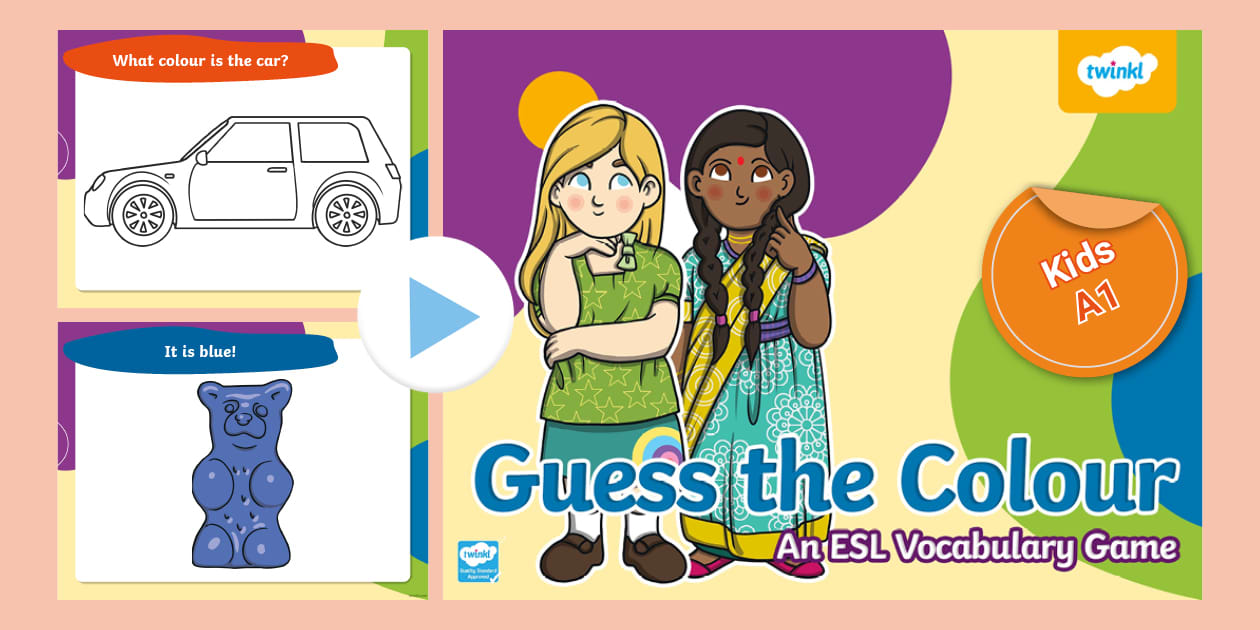 ESL Guess the Colour Game for Kids (teacher made) - Twinkl