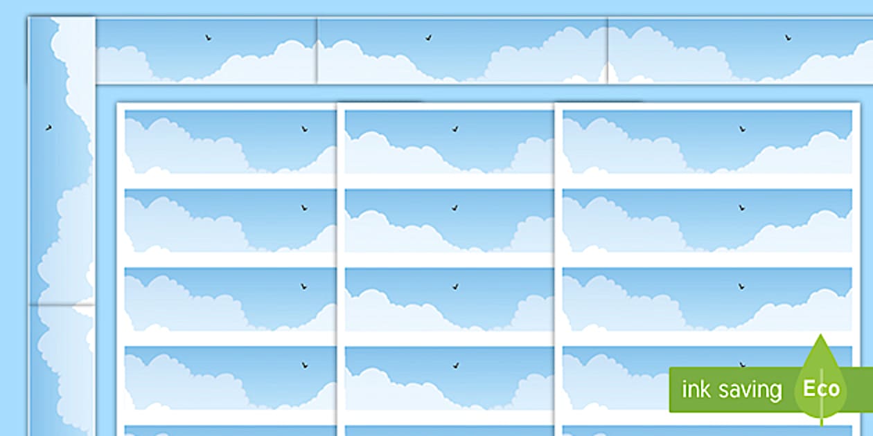 Classroom Calm Corner Bulletin Board Borders - Twinkl