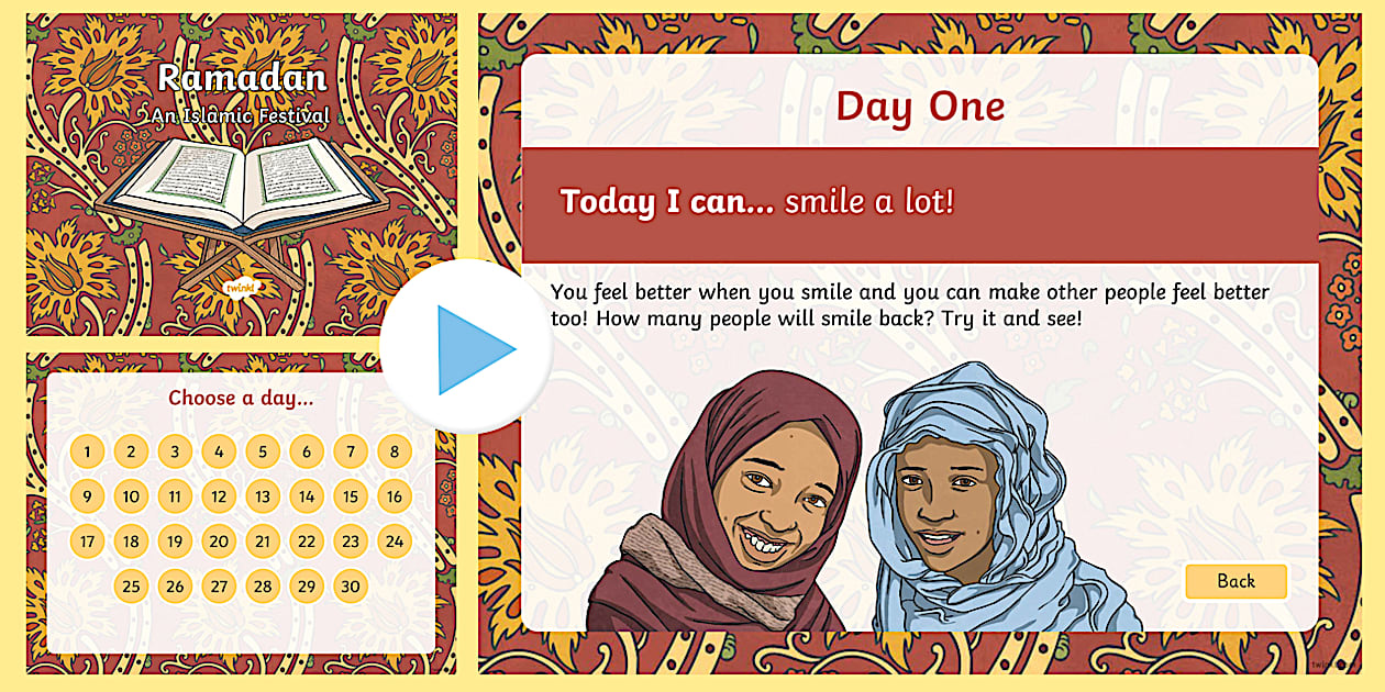 Ramadan Daily Kindness Calendar (Teacher-Made) - Twinkl