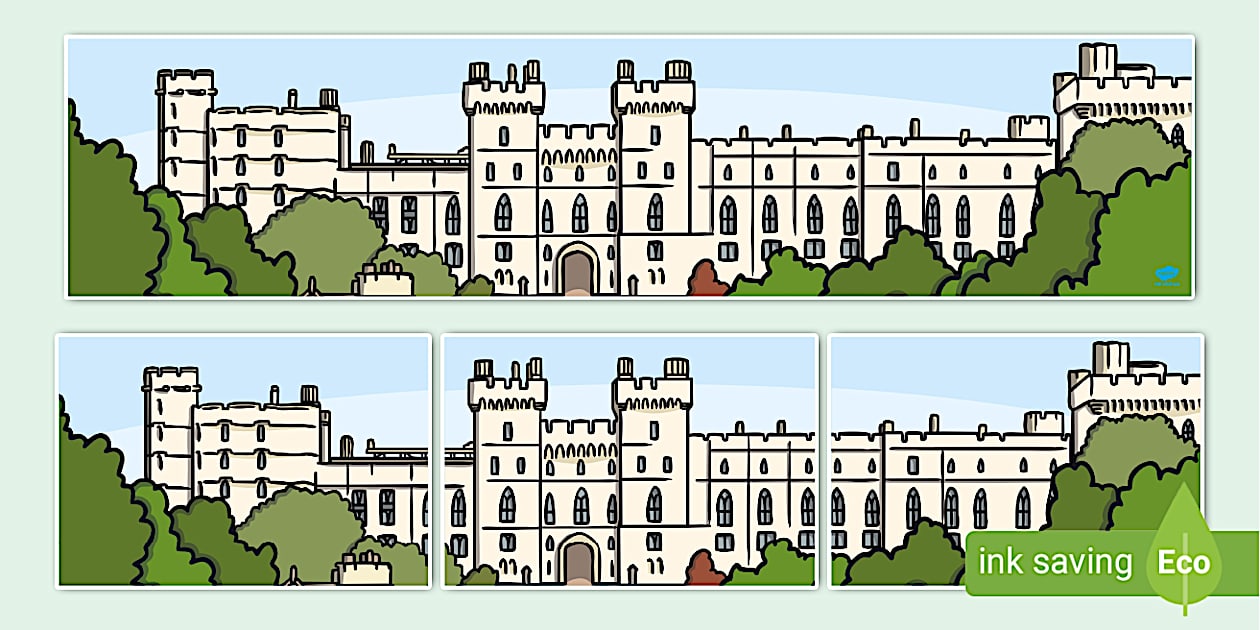 Windsor Castle Small World Background - EYFS - Twinkl