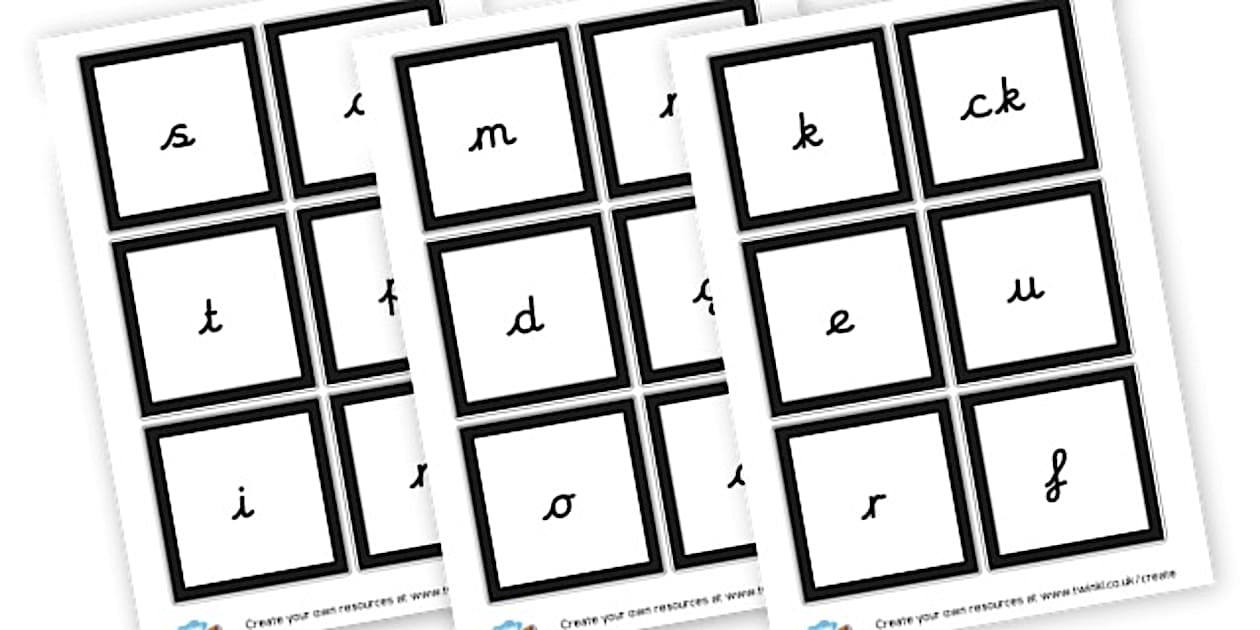 Phase 2 Sound Cards (Teacher-Made) - Twinkl