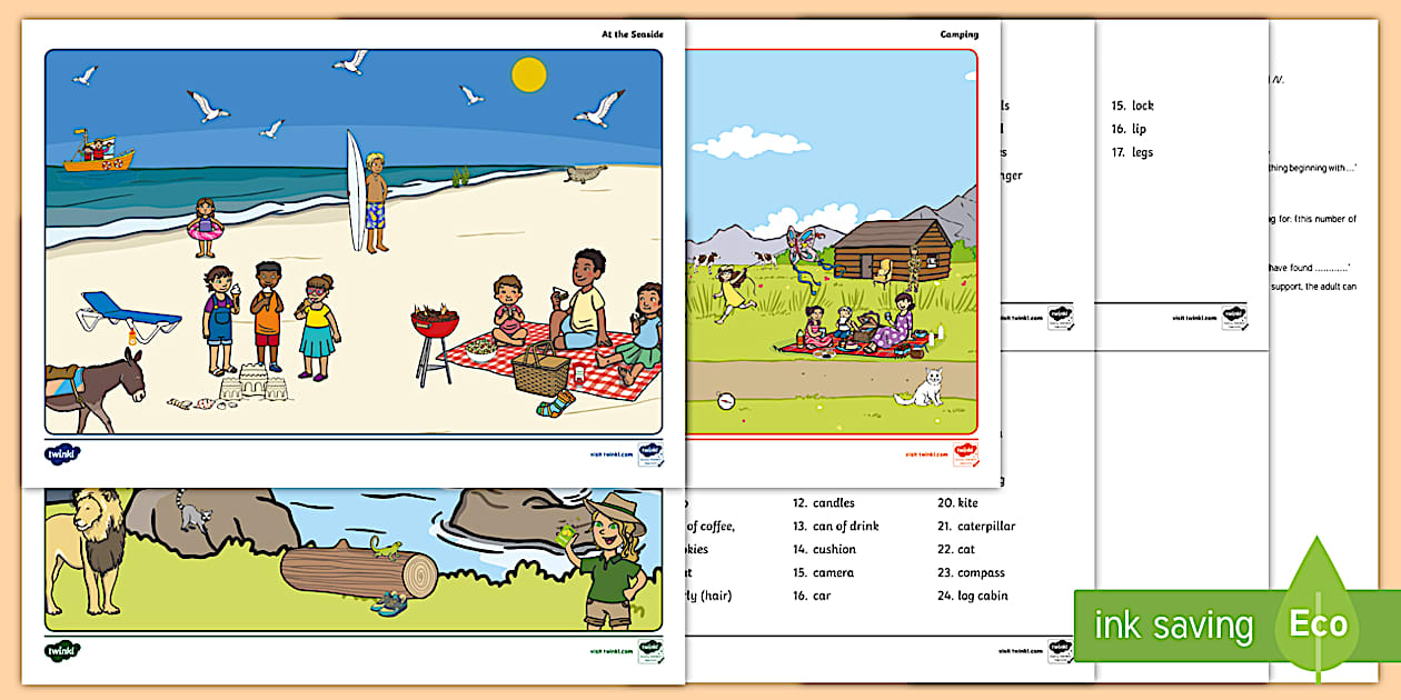 I Spy Initial s, k and l Sound Scenes - SEND Resource - Twinkl