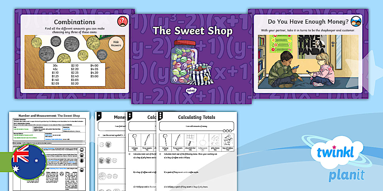 Year 3 Number and Measurement: Add and Subtract Money L2