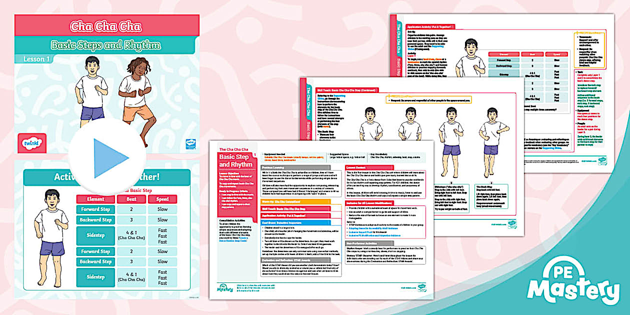PE Mastery: Year 1 / 2 The Cha Cha Cha Lesson 1