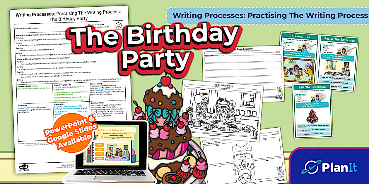 Phase 1: Practising The Writing Process: The Birthday Party
