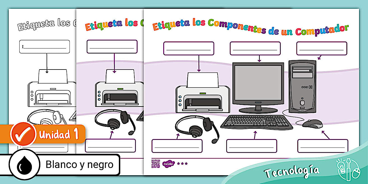 Guía de Trabajo Diferenciada Componentes de un Computador Guía de Trabajo Diferenciada Componentes de un Computador