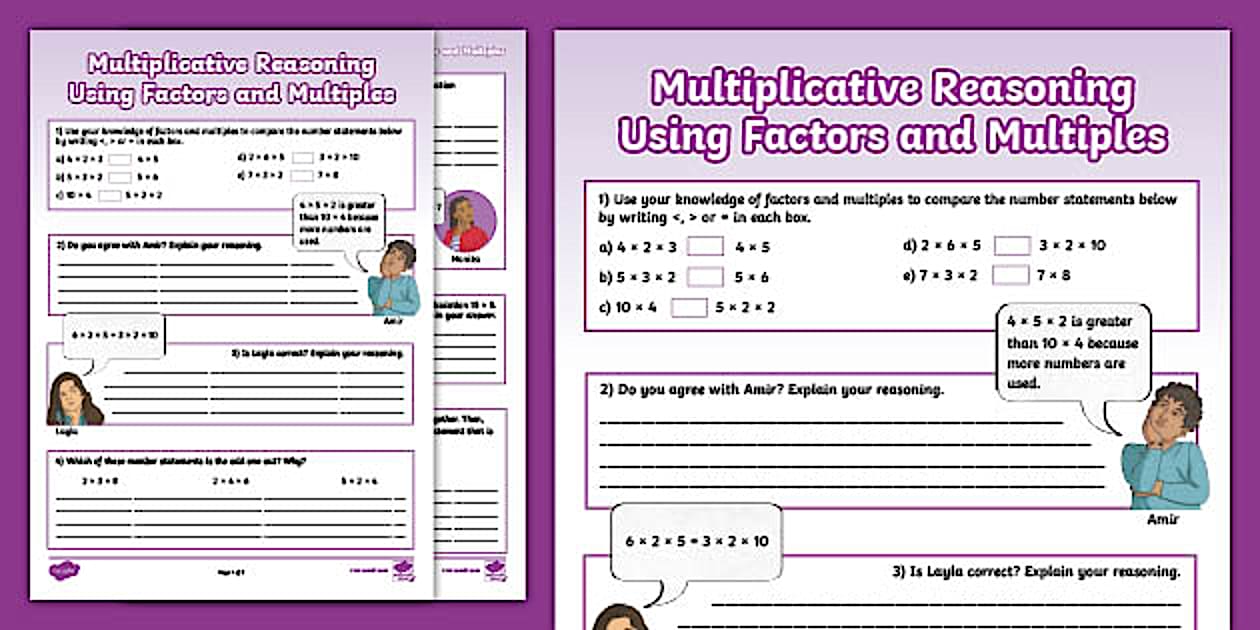 👉 Multiplicative Reasoning Using Factors and Multiples | KS2