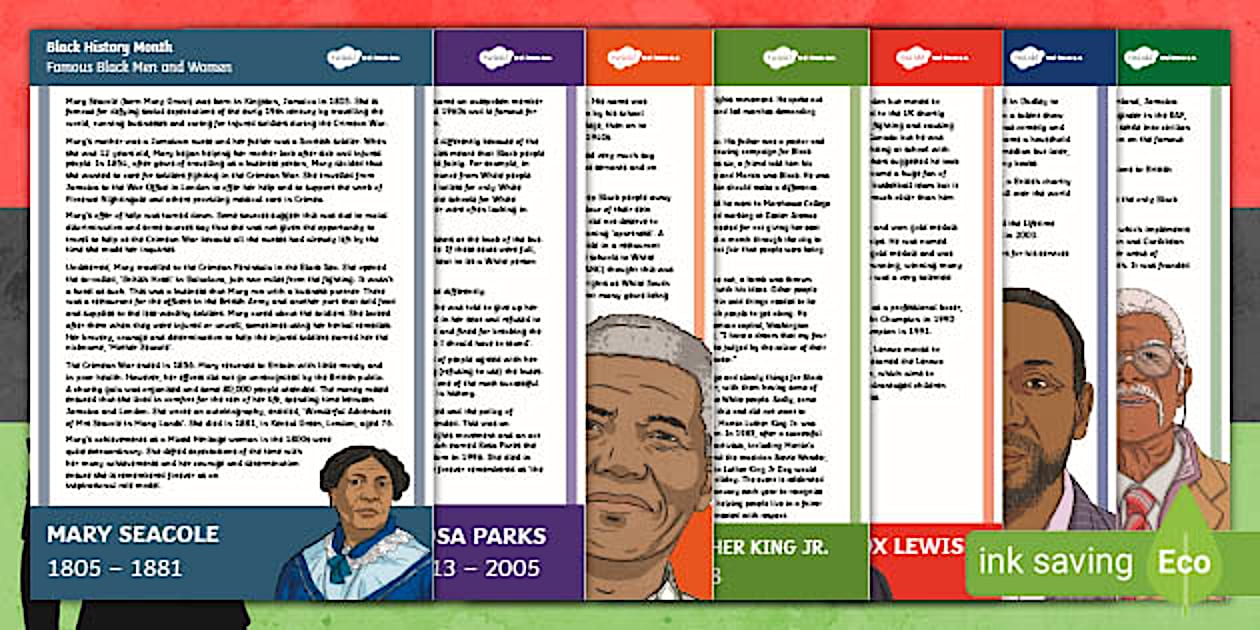 Black History Month Posters - Famous People (Teacher-Made)