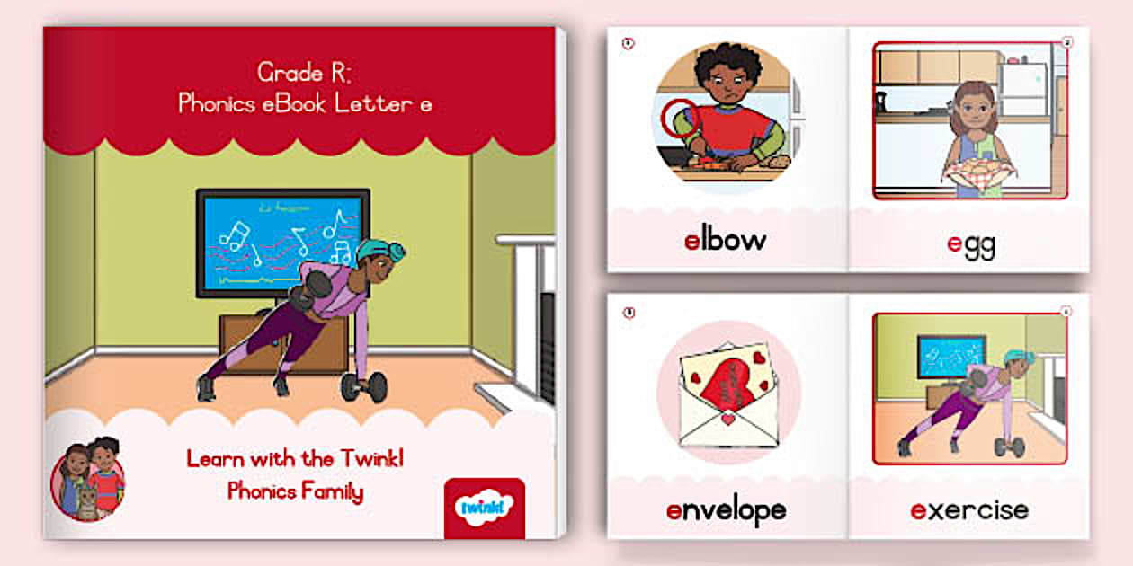 Grade R Phonics eBook: E Sound (teacher made) - Twinkl