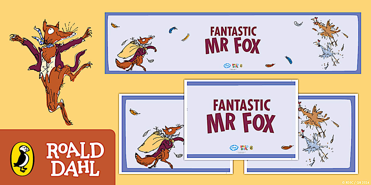 FREE! - Fantastic Mr Fox: Display Banner (teacher made)