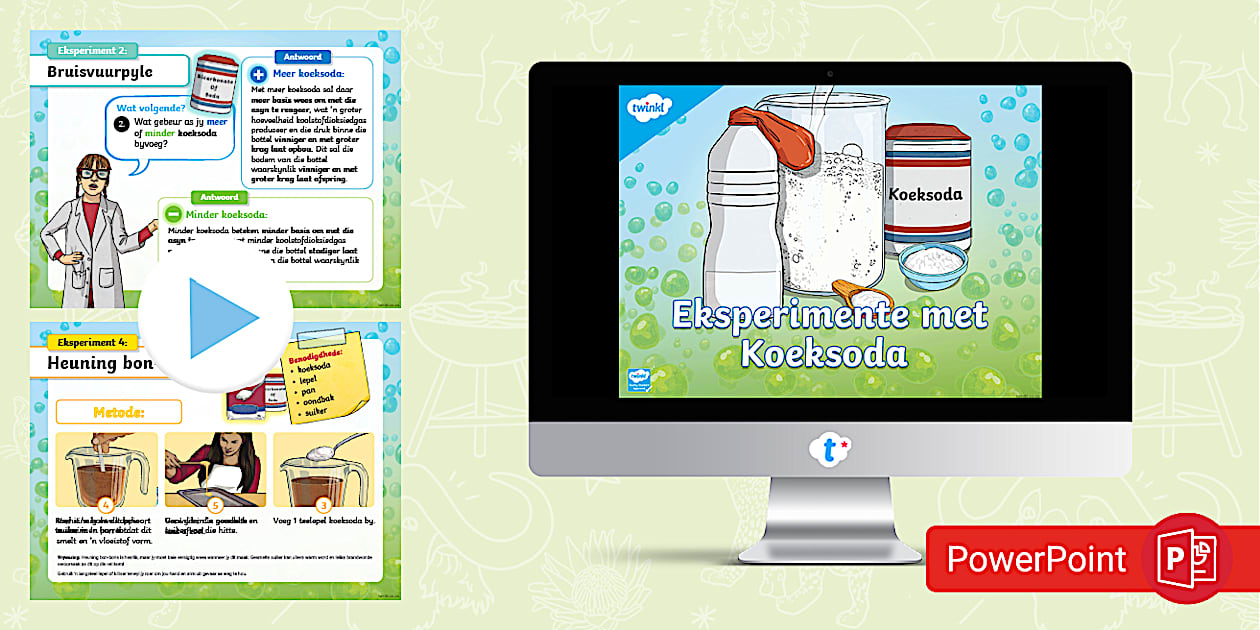 Eksperimente Met Koeksoda PowerPoint (teacher made) - Twinkl