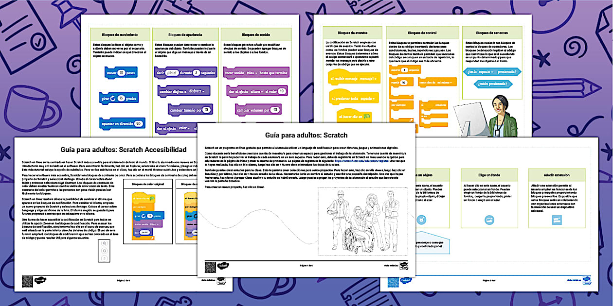 Guía para adultos: Scratch (professor feito) - Twinkl