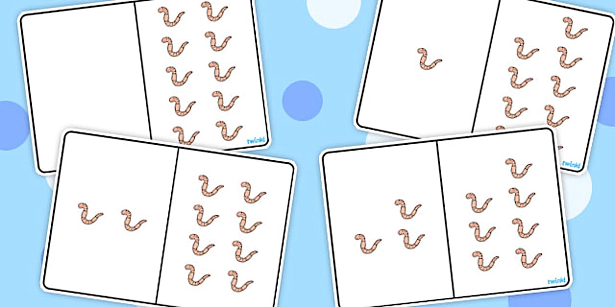 Worm Counting Number Bonds to 10 - Twinkl