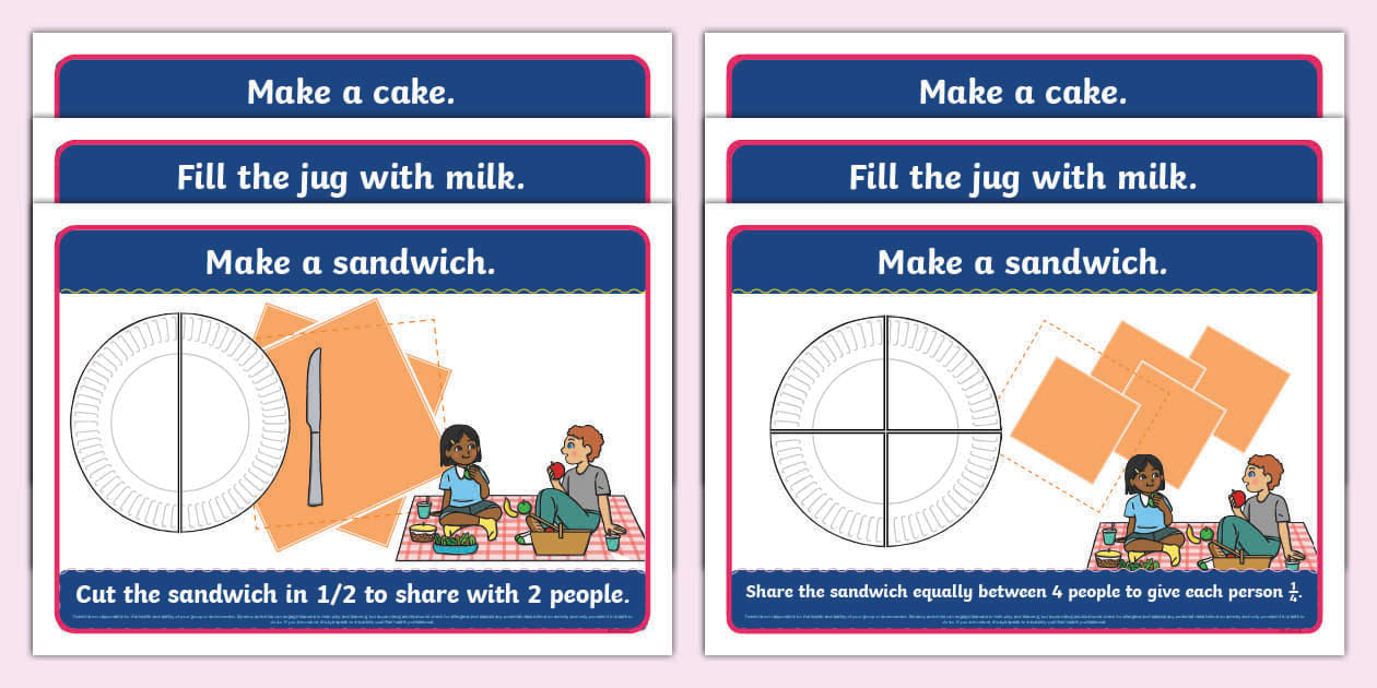 Half It! Quarter It! Creative Mat Resource Pack - Twinkl