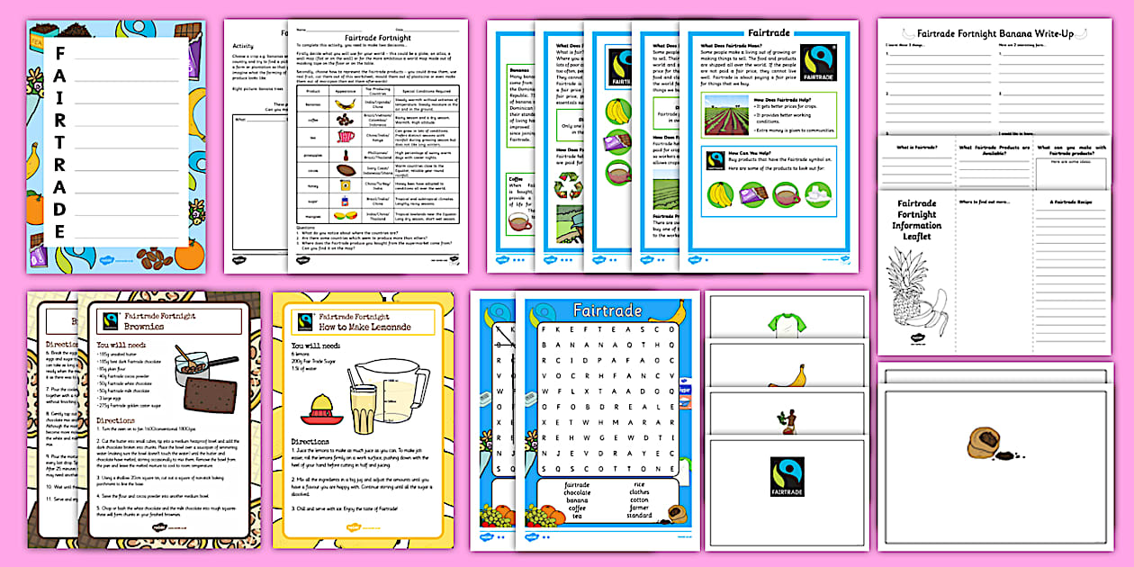 KS1 Top 10 Fairtrade Activity Pack (teacher made) - Twinkl