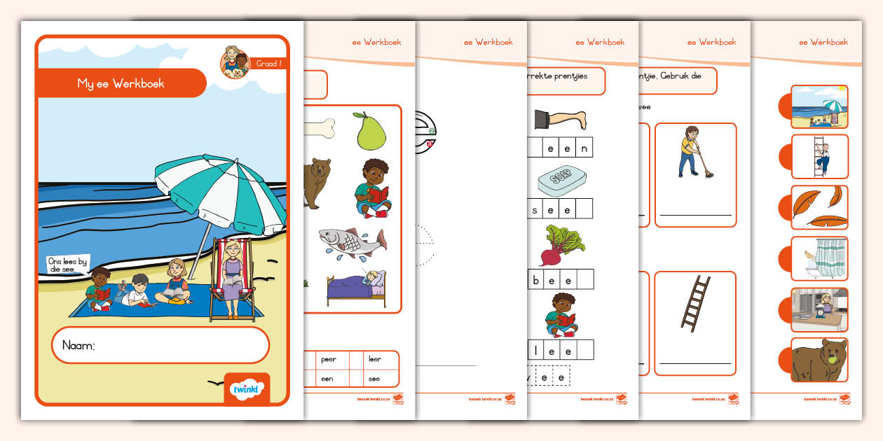 Graad 1 Klanke Werkboek ee (teacher made) - Twinkl