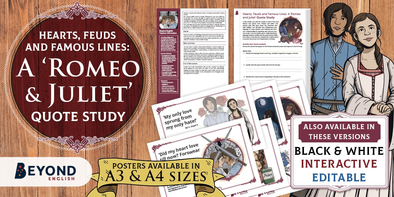 Hearts, Feuds and Famous Lines: A 'Romeo and Juliet' Study