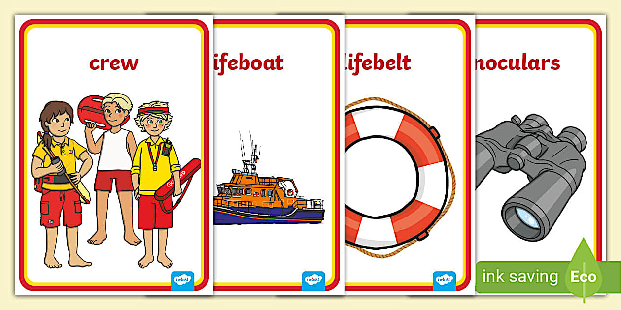 Lifeboat Station Display Posters (teacher made) - Twinkl
