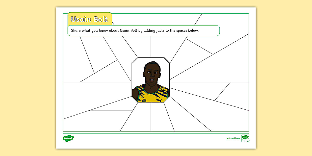 Usain Bolt Biographical Poster Activity (teacher made)