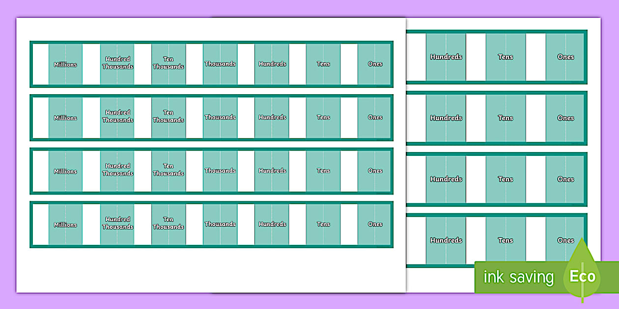 6-Digit and 7-Digit Number Expander (teacher made) - Twinkl