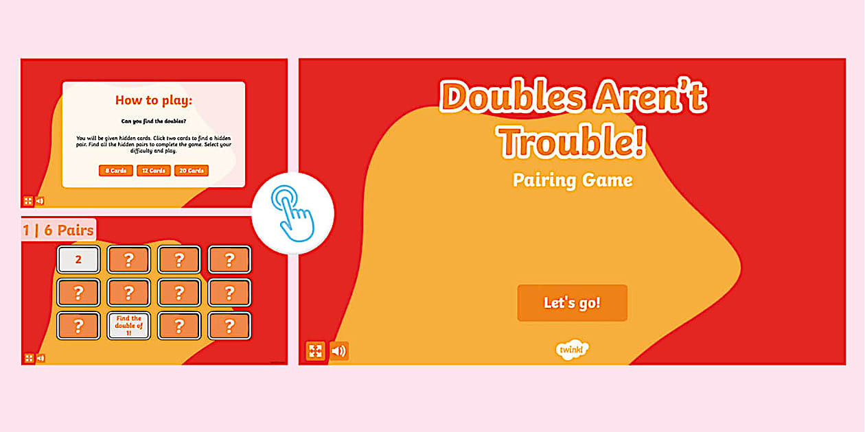 Doubles Activity - Interactive Pairing Game for Children