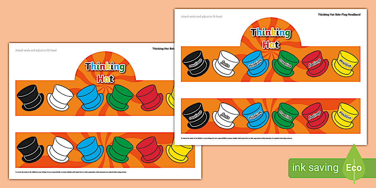 Thinking Hat Headband (teacher made) - Twinkl