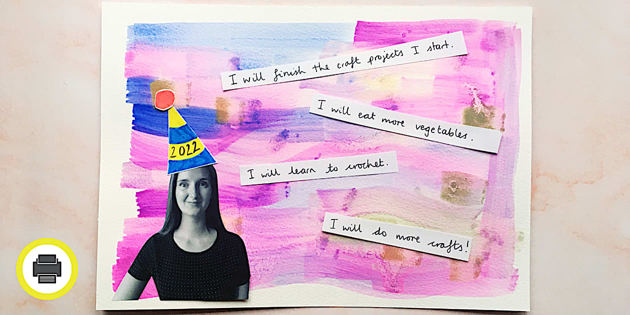 New Year's Resolutions Craft - Craft Ideas