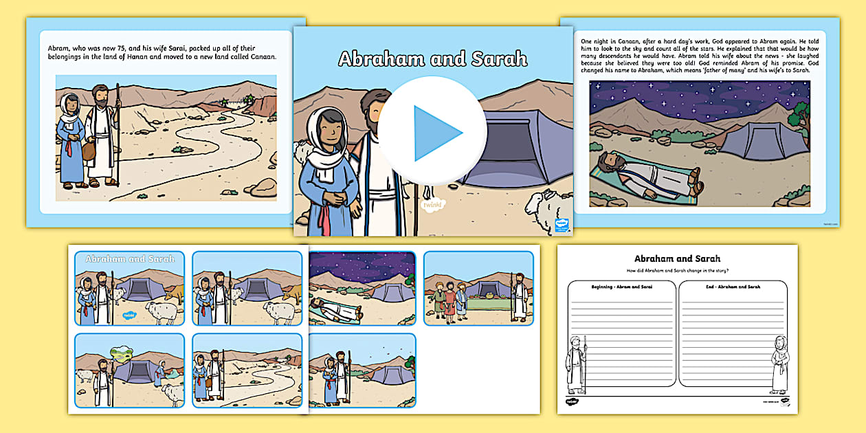 CfE First Level The Story of Abraham and Sarah Resource Pack