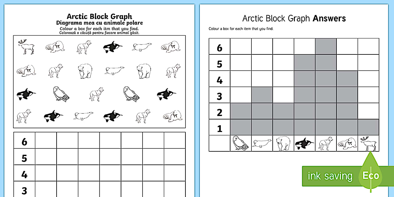 Arctic Block Graph English/Romanian - Arctic Block Graph